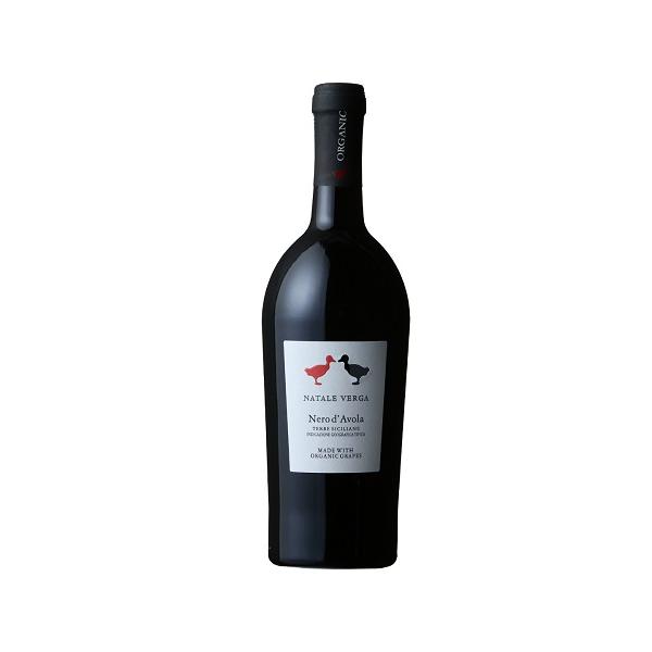 【よりどり６本以上、送料無料】 Natale Verga Organic Nero d Avola 750ml . |ナターレ ヴェルガ ネーロ ダーヴォラ オーガニック｜有機｜bioミネラル豊富!!オーガニック赤ワイン♪