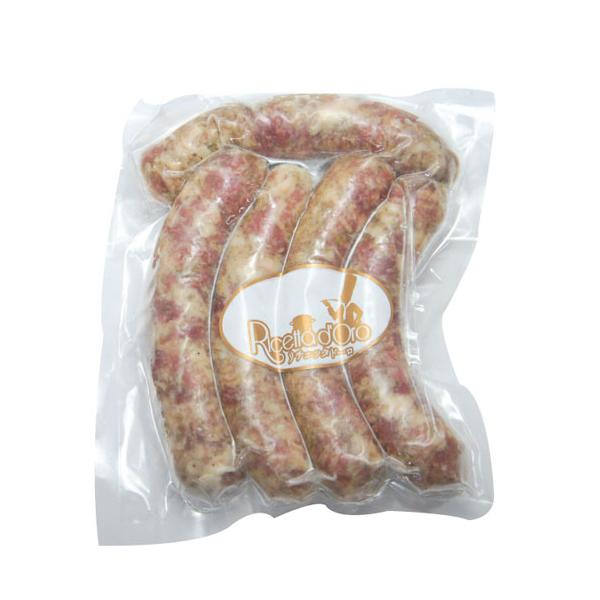 【当店一押し】【冷凍】リチェッタドーロ サルシッチャ フィノッキオーナ  500g Salsiccia　生ソーセージ『柏幻霜ポーク』の肩肉をベースにイタリアらしく、肉の食感を十分に感じられるよう大粗挽きにした挽肉に特徴ある香辛料を加え豚腸に...