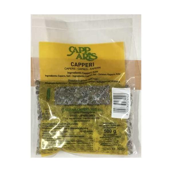 ケイパース社・塩蔵ケーパーズ　（小粒）　５００ｇイタリアーナ・ケイパルス・スッド