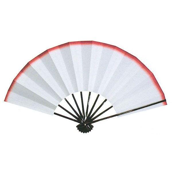 天紅の舞扇です。白地に扇の上辺＝「天」を「紅」で染めたところからこの名が付きました。切ない女の恋心を踊る時、この天紅の舞扇が、女性の唇を飾る口紅とともに女性の面影を彷彿とさせ、舞台に絶大な臨場感・色香を漂わせます。裏面も同柄になっています。...