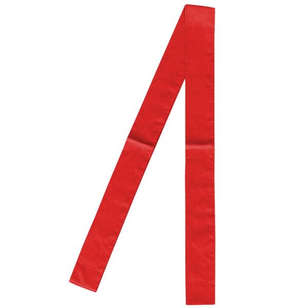 タスキです。駅伝や運動会、チーム対抗の球技大会、よさこいや舞台衣裳のアクセントなどにご利用ください。生地・染め・縫製ともに高品位です。　※色は、赤（NS-3101）、セルリアンブルー（NS-3102）、ピンク（NS-3103）、黄（NS-3...