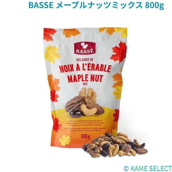     メープル風味のアーモンド、クルミ、カシューナッツ、ペカンナッツにダークチョコレートコーティングのクランベリーをトッピング。    鉄分、食物繊維、カリウムの供給源。    コーシャー乳製品。    カナダ製。    重量：800 g...