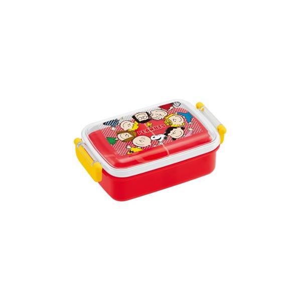 スヌーピー[Snoopy]PEANUTSタイトランチボックス(RBF3AN)ピーナッツの楽しい仲間たちが勢揃い♪ひとりひとりのキャラクターに個性がしっかりあって、世界中で愛されています。●ふわっと盛れるフタ●フタをはずして電子レンジ対応●食...