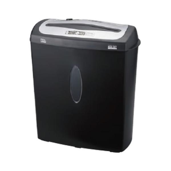 置き場を選ばないすっきりデザイン。安心設計＆多機能シュレッダーステープラの針10号・11号そのまま細断OKメディア細断対応（CD・カード）A4サイズ対応最大細断枚数A4コピー用紙5枚、CD・カード1枚細断寸法（クロスカット）4×33mmダス...