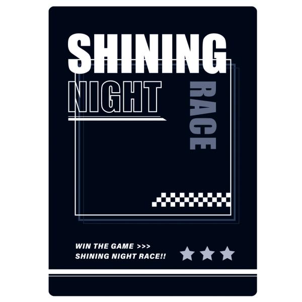 SHINNING NIGHT RACE下敷き(05261)アピールシール付き日本製 H250×W180×D1mm重量：約32g4991277052617 **kw**新学期 キャラクター文房具 学童文具 新入学・入園 入学準備 入学祝い 入...