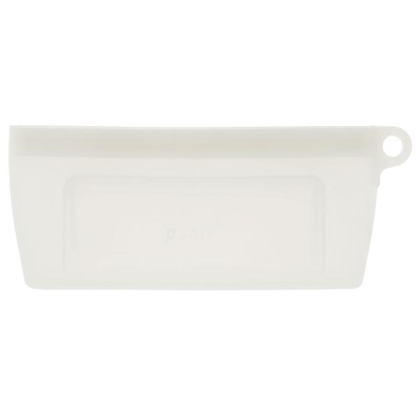 punin（プニン） シリコンジップペンケース シリコン製ぷにぷに筆箱（ペンポーチ） ホワイト (S1424084)  プニプニ感がたまらない つい触っちゃう  クッション性もバツグン♪  point１．シリコンジップだからガバッと開いて取...