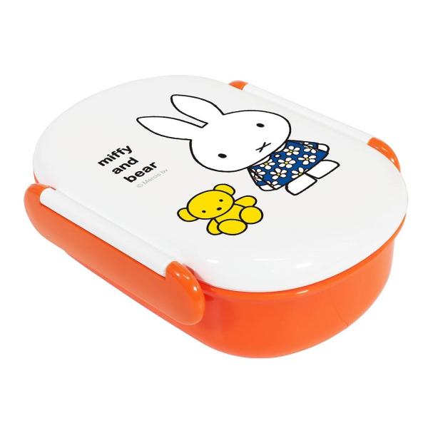 DickBruna（ディックブルーナ）Miffy（ミッフィー） 密封一段弁当箱(S) （中子付ランチボックス・おべんとうばこ) (MF664)  材質：（本体・中子）PP、（フタ）AS、（留め具）ABS、（パッキン）シリコーンゴム 特徴：密...