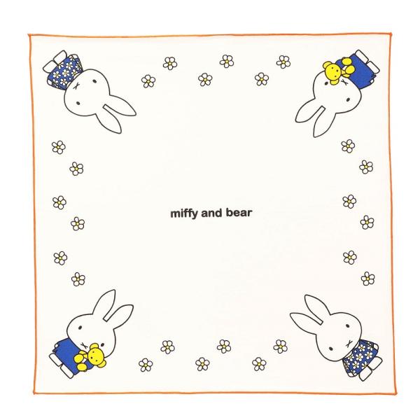 DickBruna（ディックブルーナ）Miffy（ミッフィー） ランチクロス(ナフキン) (MF681)  材質：綿100％ 特徴：裏面にお名前欄付き 日本製  本体：約H425×W425×D3mm、35g 4901478175817  *...