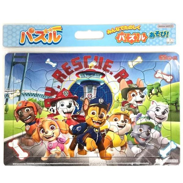 パウパトロール　 [Paw PATROL] B4パズル６５Ｐ　A柄 (6400027A）  【材質】本体：紙 【本体サイズ】W373×H251×D5mm 【本体重量】298g 【パッケージ入サイズ】W375×H325×D5mm 【パッケージ...