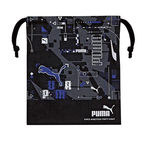 プーマ[PUMA](クツワ） キンチャクS(巾着・きんちゃく) (PM425)  材質：綿 特徴：コップなどが入るコンパクトサイズ 本体内側にネームタグ付  本体：H210×W180×D5mm、22g 4901478188916 **kw*...