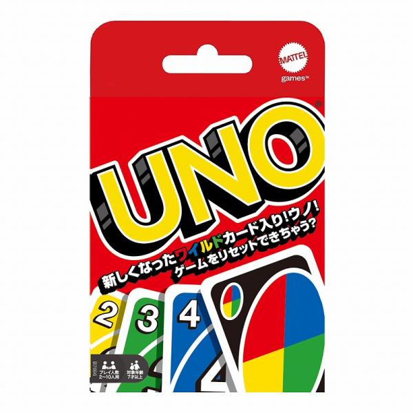 UNO マテル（MATTEL) ウノ　カードゲーム (B7696)  場のカードと同じ色はまたは同じ数字、同じ記号捨てて、早く手持ちのカードを捨てられた人が勝者です。大人から子どもまで参加できるエキサイティングなおもしろさは、発売以来不動の...