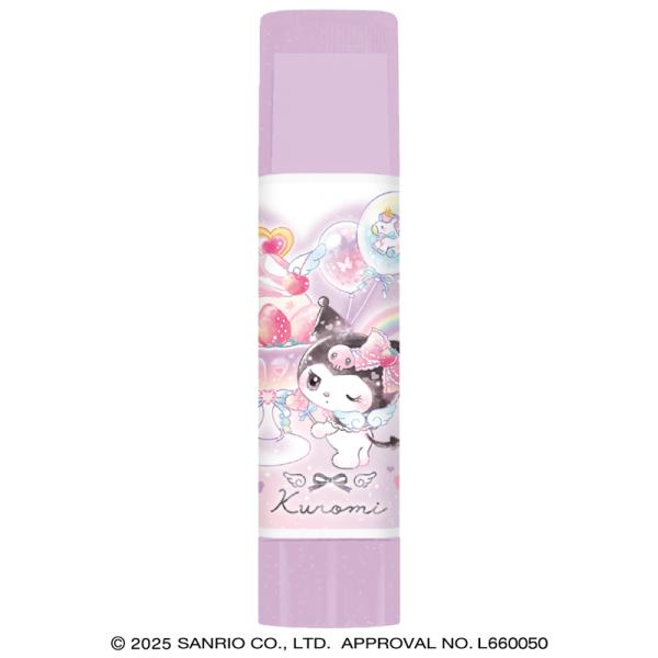 クロミちゃん[SanrioKURIMI]サンリオ（ハート） クラックス（CRUX) ステッィクのり(固形糊) (CR133843)  本体サイズ：約径20×H83mm<font size=1>4550451338437</...