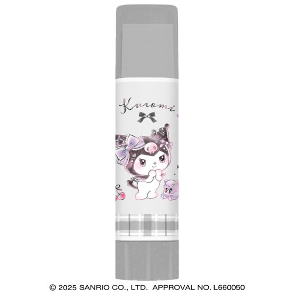 クロミちゃん[SanrioKURIMI]サンリオ（リボン） クラックス（CRUX) ステッィクのり(固形糊) (CR133844)  本体サイズ：約径20×H83mm<font size=1>4550451338444</...