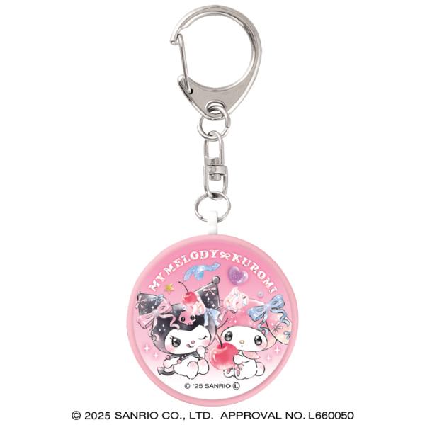 マイメロディ&amp;クロミちゃん[MyMelody/KURIMI] サンリオ[SANRIO] （ユニコーン）クラックス（CRUX) 防犯アラーム(防犯ブザー) (CR133886)  素材：ABS・鉄  本体サイズ：約H113×W47×D...