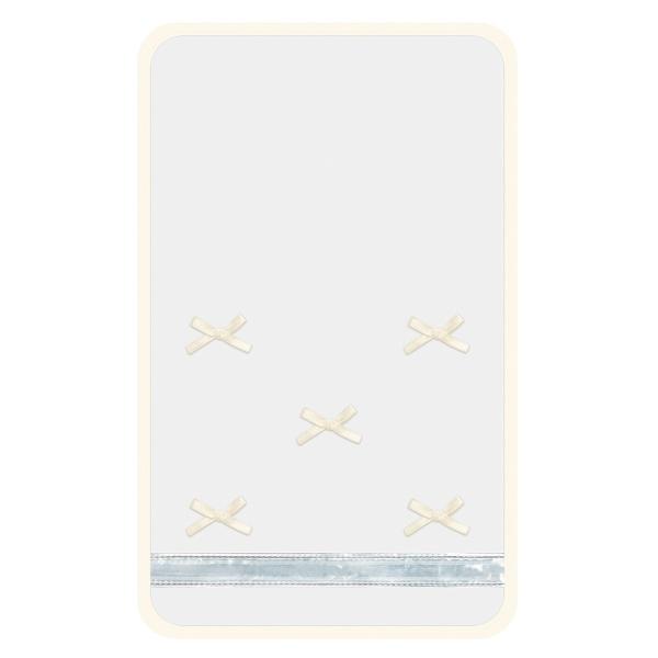 ミニリボン （カミオジャパン） ランドセルカバー (kmj-228806)  素材：PVC・EVA  クリアポケット付き仕様  反射シートで安心！  サテンリボン付き  本体サイズ：約H470×W290×D3mm 販売サイズ：約H300×W...