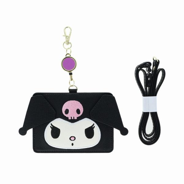 クロミちゃん[SanrioKURIMI]サンリオ NewLifeCollection（サンスター文具） リール付きカードホルダー（首下げ名札・IC/IDカードホルダー） (S2221993)  かわいい耳付き  リール付きで紐がのびるからと...