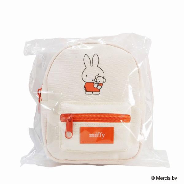 DickBruna（ディックブルーナ）Miffy（ミッフィー）（ミッフィー） （クツワ）カラーシリーズ リュック型ミニポーチ（内側メッシュポケット付き）B (MF986B)  材質：ポリエステル、ナイロン、亜鉛合金、ポリウレタン、不織布 特...