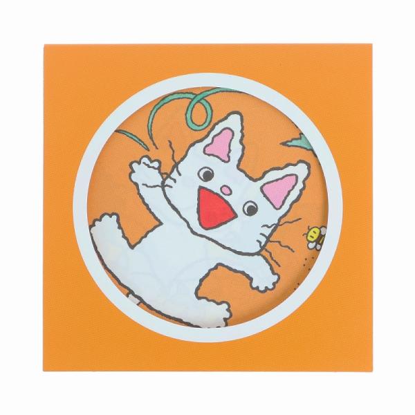 ノンタン第4弾（オレンジ） 50周年記念（サンスター文具） めくる度に絵柄が変わる窓付きスクエアメモ（４柄） (S2854422)  【材質】紙 【内容】4柄　各20枚　計80枚  窓から本文デザインが覗く楽しいメモ★1枚ずつ本文が変わりま...