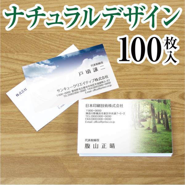 【名刺印刷】内容量：　100枚サイズ：　55×91mm材　質：　紙外　装：　紙製エコケースこちらの商品はメール便送料無料（送料当店負担）対象です。宅配便をご選択の場合は、送料無料の対象外となりますことをご了承くださいませ。※※※※※※※※※...