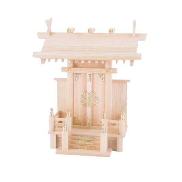 -商品名-中神明 本金具-商品サイズ-幅34.5×奥行18×高さ40 cm-内寸-中央扉内寸：幅11.5×奥行5×高さ31 cm底サイズ：幅22.7×奥行18 cm溝中央：幅11×奥行2.2×高さ5 cm-お札のサイズ-中央：幅11×奥行2...