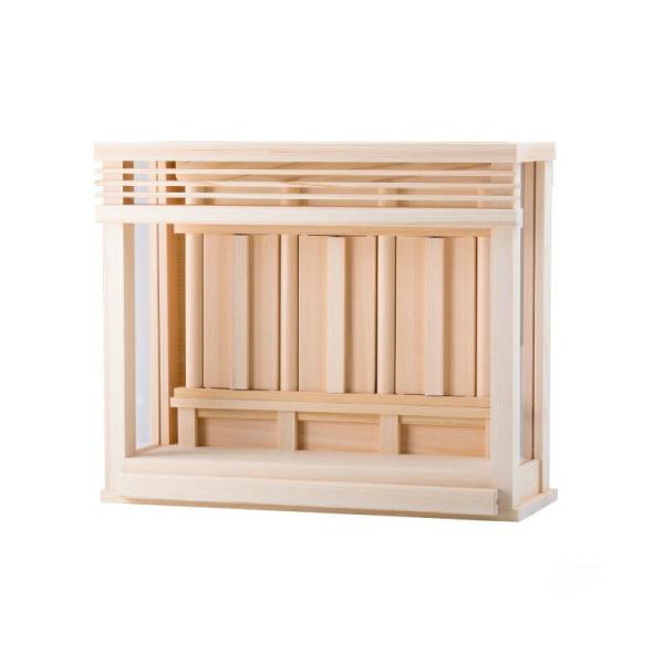 -商品名-神楽ミニ-商品サイズ-幅36×奥行13.5×高さ30 cm-内寸-中央扉内寸：幅25×奥行1×高さ27.5 cm底サイズ：幅36×奥行13 cm※内寸は27.5cmありますが、25.5cmまでのお札を納めることができます。-お札の...