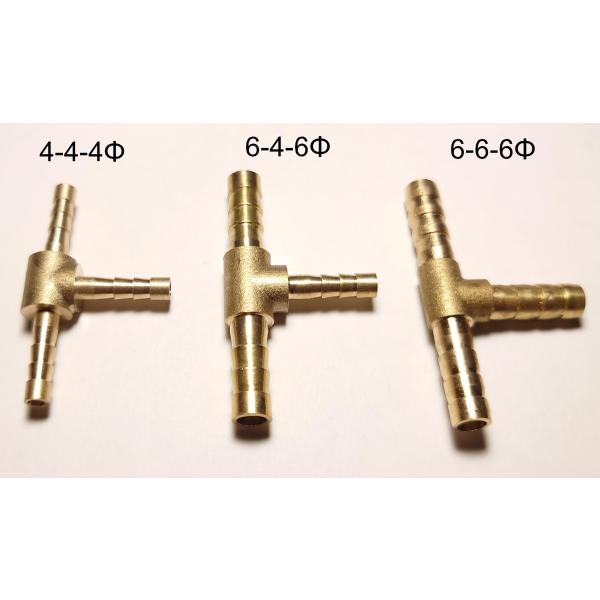 Ｔ型ホースジョイント材質:真鍮エアパイプ.フューエルパイプ.ウォーターパイプなどサイズは外形になります。　4-4-4φ6-4-6Φ6-6-6Φ注意事項※輸入品になります。※輸送中に細かい傷などが付く事がありますが使用に差支えがなければ返品交...