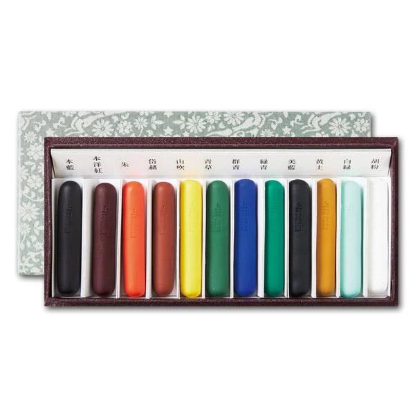 ■入り数12色大きさの目安：長さ 約7cm/直径 約1.3cm■用途日本画 絵画 絵具 絵の具 顔料 プレゼント ギフト 海外へのお土産爆買