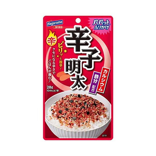 商品サイズ(高さx奥行x幅):19.5cm*10cm*11cm内容量:28g(5350)*10個商品タイプ:ふりかけ辛子明太子のクセになる旨みと辛さでごはんが進むふりかけです。不足しがちなカルシウム・鉄分を配合しました。食品・飲料・お酒:乾...