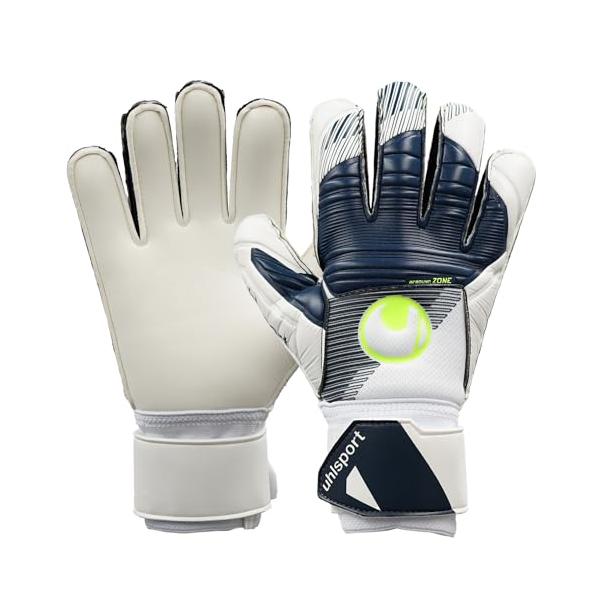 カラー：ホワイトｘネイビーｘフローイエロー(02)サイズ:5,6,7,8パーム：ソフトフィンガーカット：クラシックスポーツ＆アウトドア/サッカー・フットサル/サッカー/グローブ