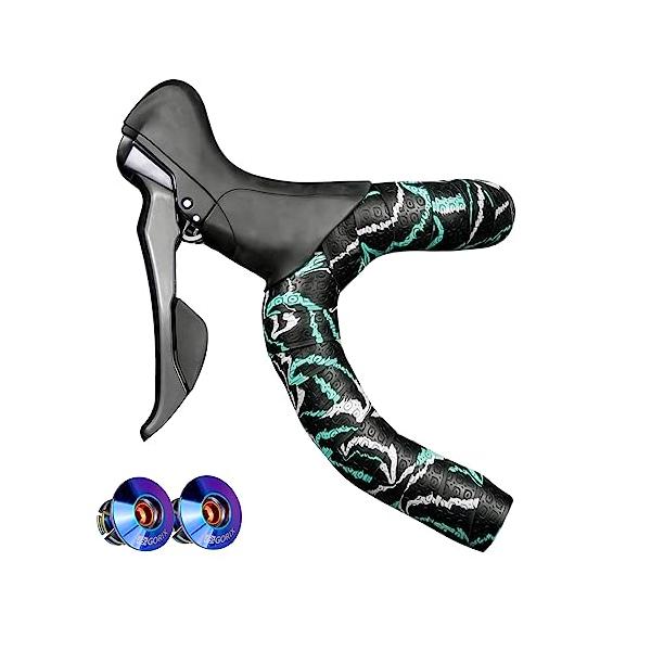 商品内容 ：バーテープ、エンドキャップ、エンドテープ サイズ ：厚み2.2mm*長さ2150mm 材質 ：表面PUレザー*シリコン、裏面EVA カラー ：ホワイト、レッド、ブルー、チェレステ、オレンジ、ピンク シリコン*PUレザー高い強度耐...