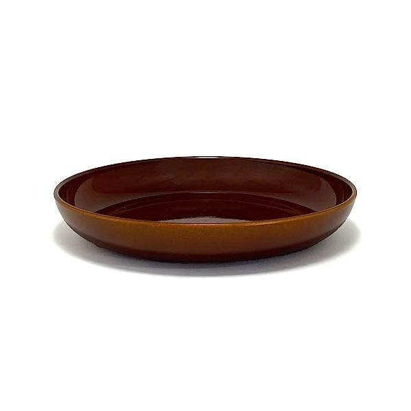 軽量で割れにくく持ち運びにも便利です。φ210 x h34 mm, 184g再生プラスチック 再生PET樹脂  / ウレタン塗装 紀州漆器塗り  / 耐熱温度140*、耐冷温度 -20*食器洗い乾燥機 食洗機 、食器乾燥機、電子レンジ対応。...