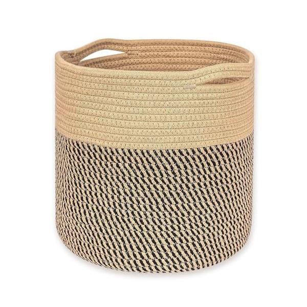 本体仕様 サイズ：28*26*26*/重さ：約580g/材質：綿、麻、PE。シンプルなデザインで様々な種類の観葉植物との相性も抜群です。  バスケット型の鉢カバー   鉢カバーは、何を収納してもインテリアのように魅せてくれる、万能バスケット...