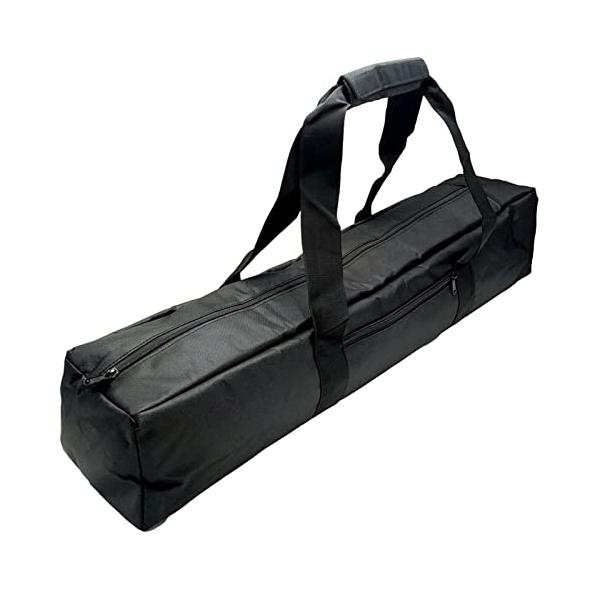 タープポールや三脚スタンドなどの撮影機材、スポーツ用品等の長い物の収納に最適なキャリーバッグです。バッグ全体とバッグ内部の仕切りに約５mmの肉厚保護クッション材入り。バッグ内部にクッション入りの仕切りが二枚縫い付けられています。分けて収納で...