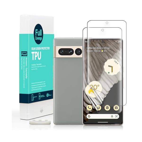 *[専用設計] 本スクリーンプロテクター ガラスではなくハイドロゲルです Google Pixel 7 Pro 5G 6.7インチ専用です。Google Pixel 7 5G 6.3インチおよびその他機種には対応していませんので、本TPUス...