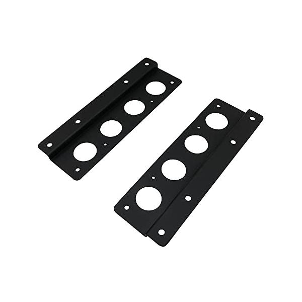 材質 : 鉄 / 板厚 2.0mm 処理 : 黒色塗装 生産国 : 日本付属 : 金具取付ネジM4M6一式 / モニター取付ネジM4M6一式 / 取扱説明書モニターアームやスタンド、壁掛け金具等に設置する場合の変換パターン　取付側VESA規...