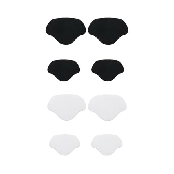 1.セット内容： リペアパッド8枚入り ブラック*ホワイト 各色リペアパッド大2枚*小2枚。2.高品質素材:皮革材質は繊維構造が緊密で、強靭性が強く、耐摩耗度が高く、正常な使用とメンテナンスの下で、使用寿命は普通の合成材質よりはるかに長く、...