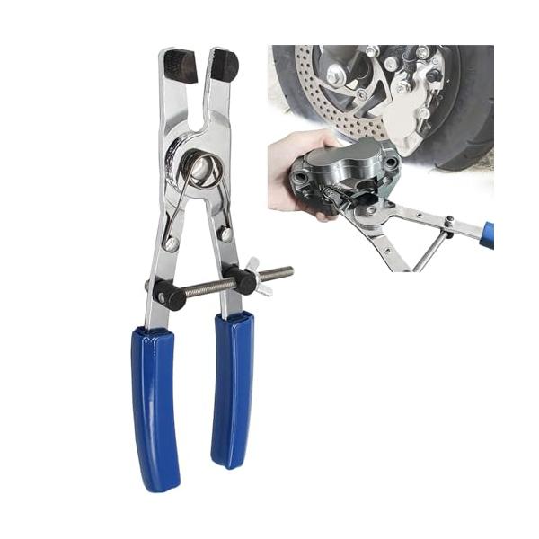 商品仕様 セット内容：バイク ピストンプライヤー*1、サイズ：236*95mm、適合内径：16.5−40mm。 高品質鋼製 耐食性と快適な浸漬ハンドル、ブレーキピストンリムーバルプライヤーは、硬くて耐久性があり、長寿命の高品質鋼製です。 作...