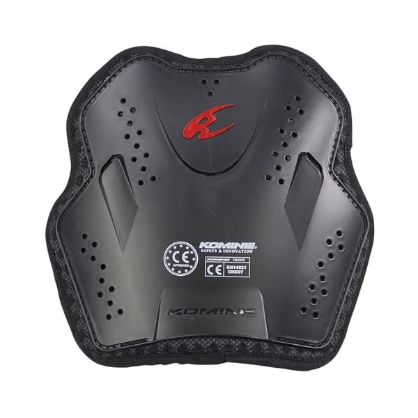 インナーとしてどんなジャケットの下にも気軽に着用出来ることをコンセプトとした、ボディーアーマーベスト軽いのでインナーとして着用しても違和感を感じにくくなっている耐衝撃性を高める1枚式のインナーチェストプロテクターレーシングスーツのインナープ...