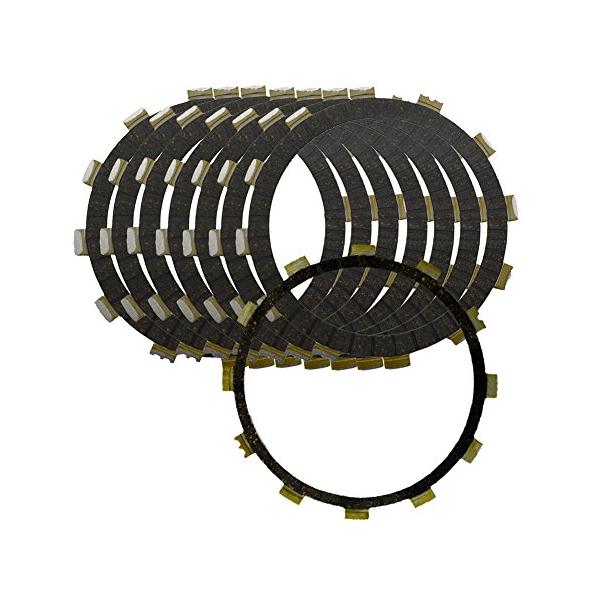 セット内容:クラッチ板 8枚 素材：ベークライトクラッチ板は消耗部品ですので交換が必要です。7*クラッチ板 クラッチフリクションディスク＆1*ベークライトプレート高品質の素材はオートバイに優れた耐久性、良好な作業状態を保証するオートバイにク...