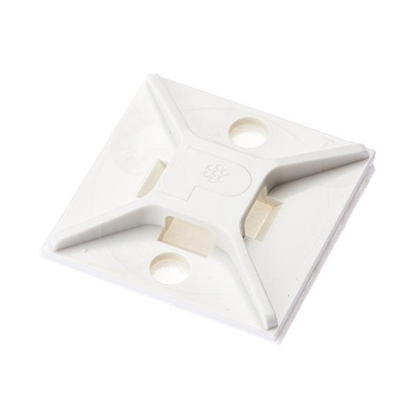 束線を結束バンドを利用して速やかに効率よく固定することができます。粘着テープ付なので、台紙からはがすだけで簡単に取り付けることができます。同時にM3ネジで固定できます。使用結束バンド幅(mm):2.3*4.8屋内用。使用温度範囲(*):-2...