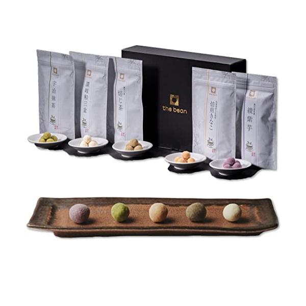 サイズ：５種(各40g 合計200g)*  国産の和素材にこだわった豆菓子   高級素材と手間を惜しみなく詰め込んだ恵み茶屋の豆菓子ギフトです。* 内容量  各種40g * ５袋 計200g のギフトセットです。*讃岐和三盆：昭和三十三年創...