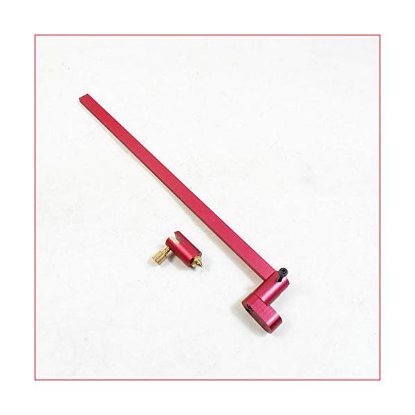 耐久性あり長持ちの木工用アルミ製コンパス；先端に純銅ケガキ針があり、柔らかい金属、木、タイルに印を付けることができます。半径範囲：36.5mm〜300mm；シンプルで素早い操作。DIY・工具・ガーデン:測定工具:ケガキ工具