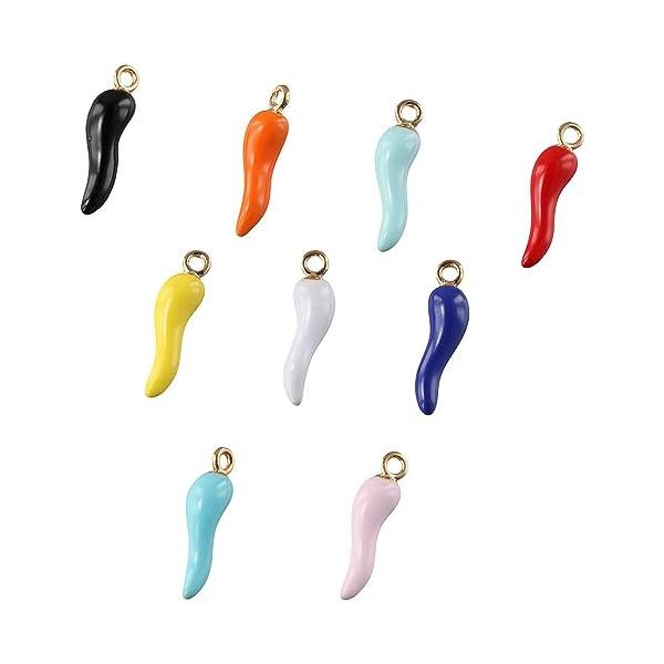 高品質の合金素材: プレミアム合金で作られたこれらの魅力は耐久性があり、作品が時の試練に耐えられるようにします 20個セット-ランダムカラー: このバリューパックには20個のエナメルチリペッパーペンダントが含まれており、多様で魅力的なジュエ...