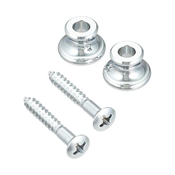 ・ギブソンタイプ・クローム・φ12.5xH8.8mm・2pcsセット楽器・音響機器:ギター:ギターアクセサリ:エレキギターパーツ:エレキギターストラップピン