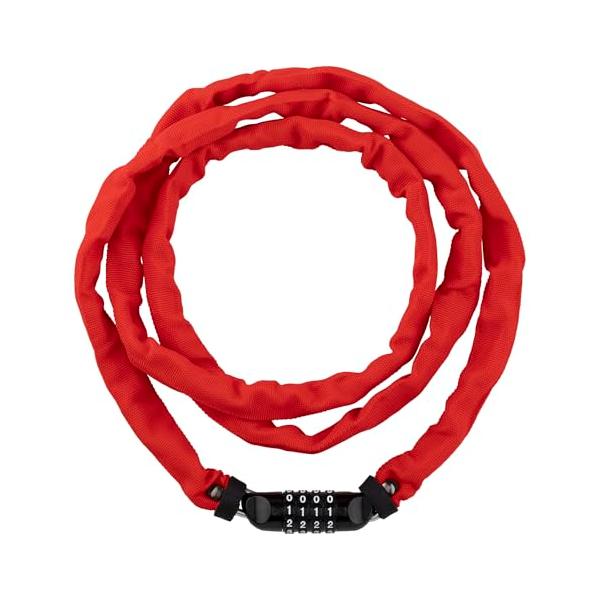 これ一本で前後ホイール、ペダル、サドル、ボトルケージをまとめてロック可能。パーツの盗難防止に役立つロングチェーンロックチェーンサイズ:4mm。小型のワイヤーカッターなどでは切断が難しい高い安全性を持つ。鍵を紛失する心配のないダイヤル式。ダイ...