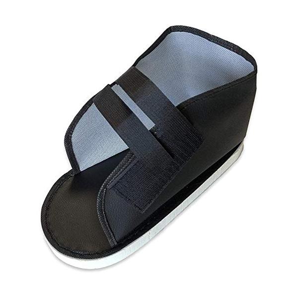 2本の面ファスナーで包帯やギプスをしたまま簡単に履ける 室内用の簡易ギプスシューズ です。 左右兼用ですが片足用が1点となりますので両足に着用なさる際には2点が必要となります。 Lサイズ:全長28(cm)*上部幅12.5(cm)下部幅11(...