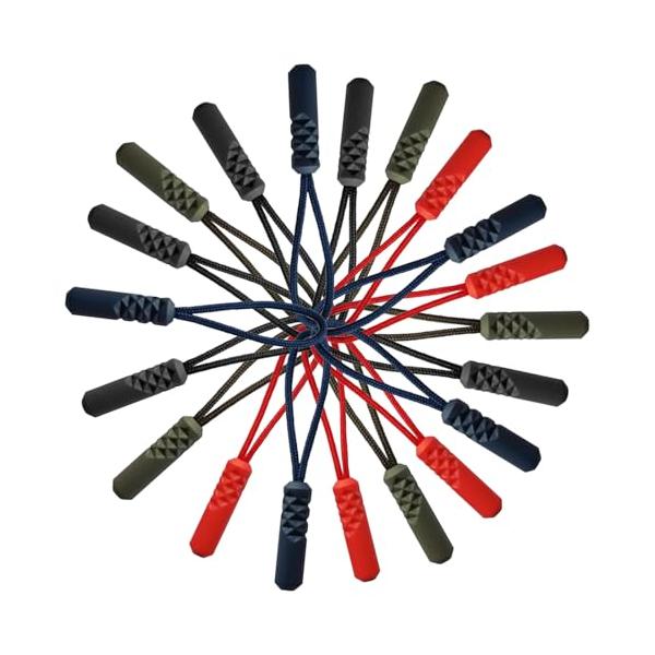 製品名 PVCファスナーファスナー 材質 プラスチック/PVC カラー仕様 ミリタリーグリーン*ネイビー*レッド*ブラック各5個、計20個 線径 2 mm、全長：65 mm 適用範囲 玩具、家庭、産業用ホビー/手芸・画材/裁縫材料/ファスナー