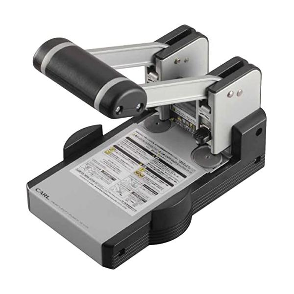 コンパクトなのに大量枚数を一度に穴あけ可能。省スペースで保管にも便利。 対応サイズ A3*B5短辺、 A4*B6長辺、紙幅137*300mm  対応枚数 110枚(※PPC用紙64g/*(0.09*厚)使用時) 穴数 2穴 穴径 6 mm ...