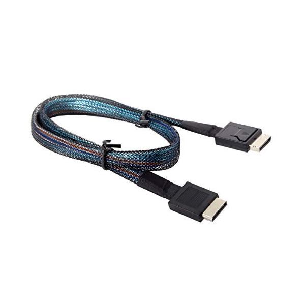 OCuLink PCIe SFF-8611 4i to OCuLink SFF-8611 SSD データアクティブケーブル 50cmこのOCuLinkケーブルは、例えば内部機器を接続するために使用できます。 OCuLink SFF-8611...