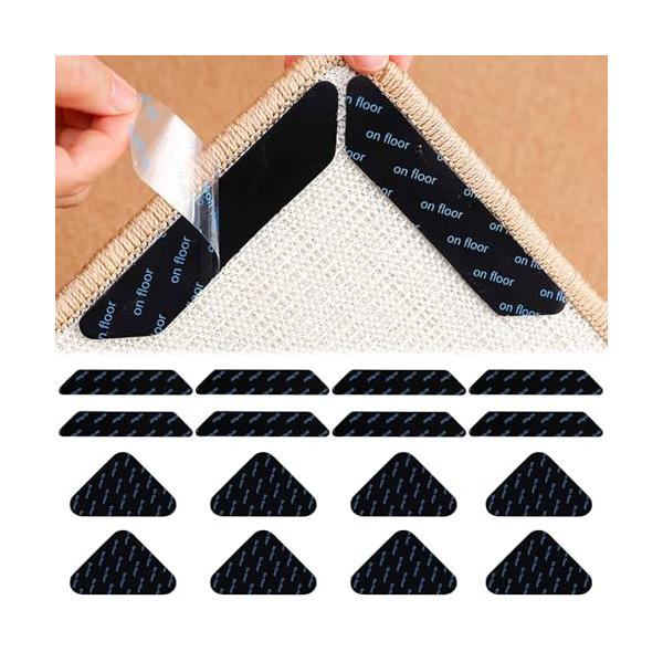 三角形8ピース*テーブル8ピース 三角形*8ピース*台形*8ピースの16ピースセットなので、小さなラグから大きなラグやカーペットまで幅広く使えます。用途に合わせて、お好みの形や大きさにハサミで簡単にカットできます。幅広い用途に使用できます。...